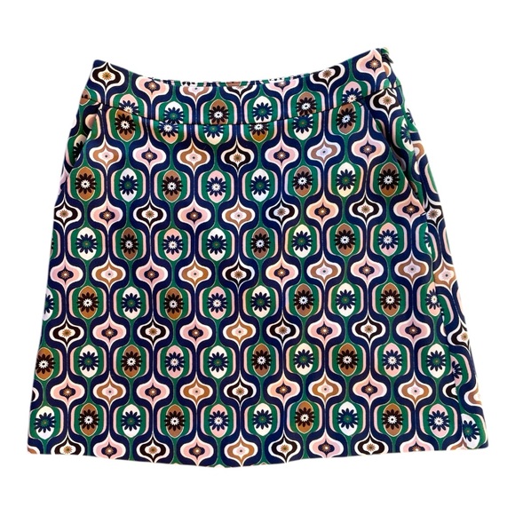 Boden | Skirts | Boden Mini Skirt Geo Print 7s Pattern Size 4l | Poshmark